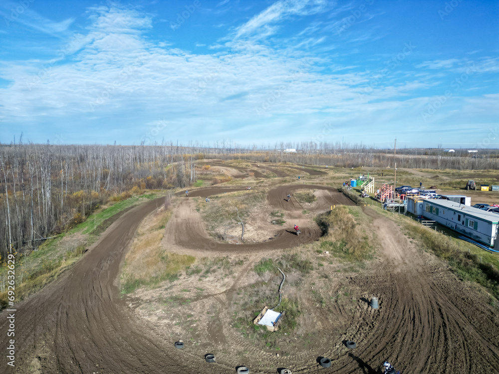 Foto de arial photos of racing track birds eye view, clear skies and ...