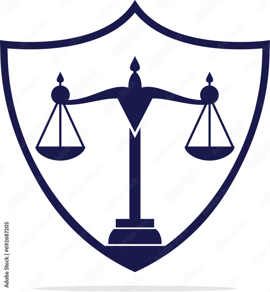 Law and Attorney Logo Design. Law firm and office vector logo design ...