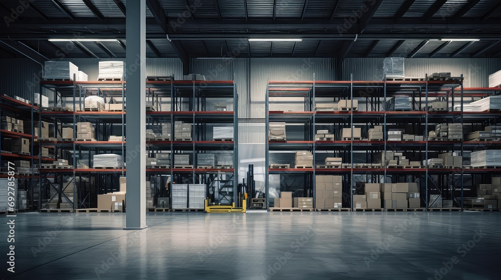 inventory modern warehouse background illustration storage efficiency ...