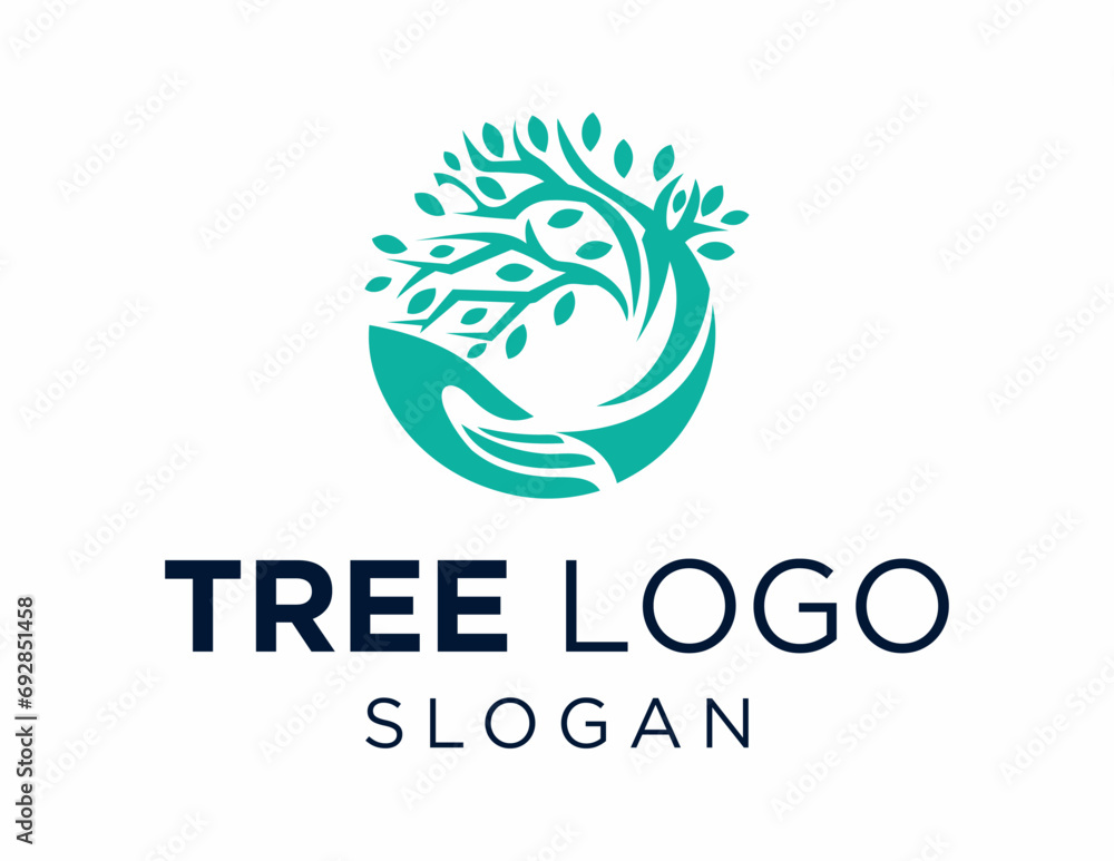 Logo about Tree on a white background. created using the CorelDraw ...