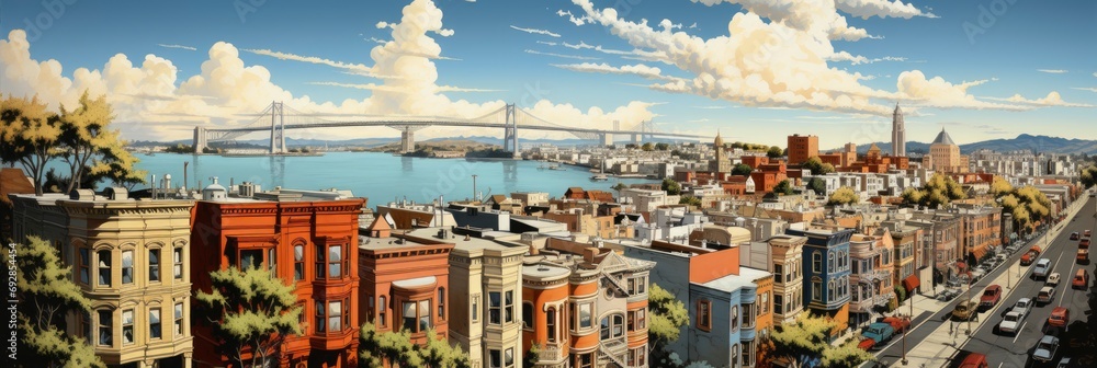 Overhead Shot San Francisco Examiner Comic, Comic background ...