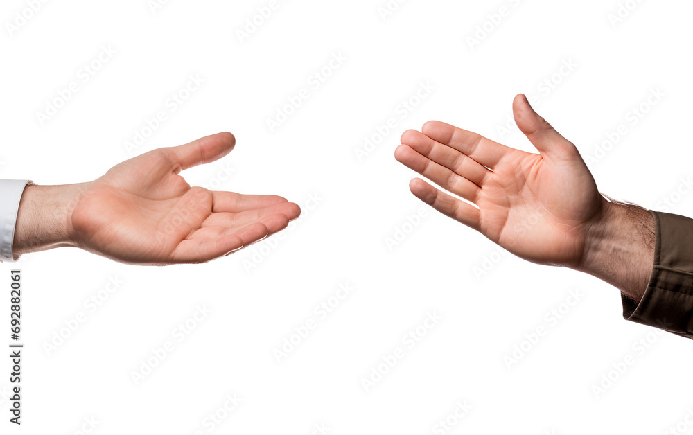 Expressive Conversational Man Hand Movements Isolated on Transparent ...