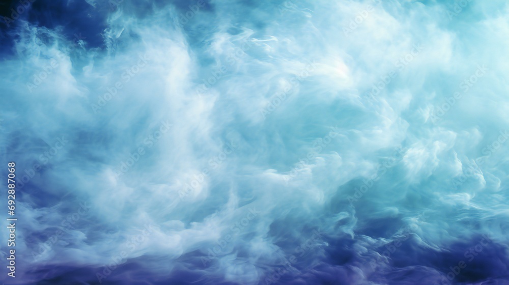 Ethereal Blue Mist Shrouding the Depths Below in a Whirl of Dreamlike ...