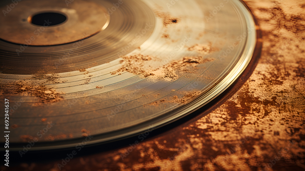 Classic turntable that plays music, disques vinyles, Vintage vinyl ...