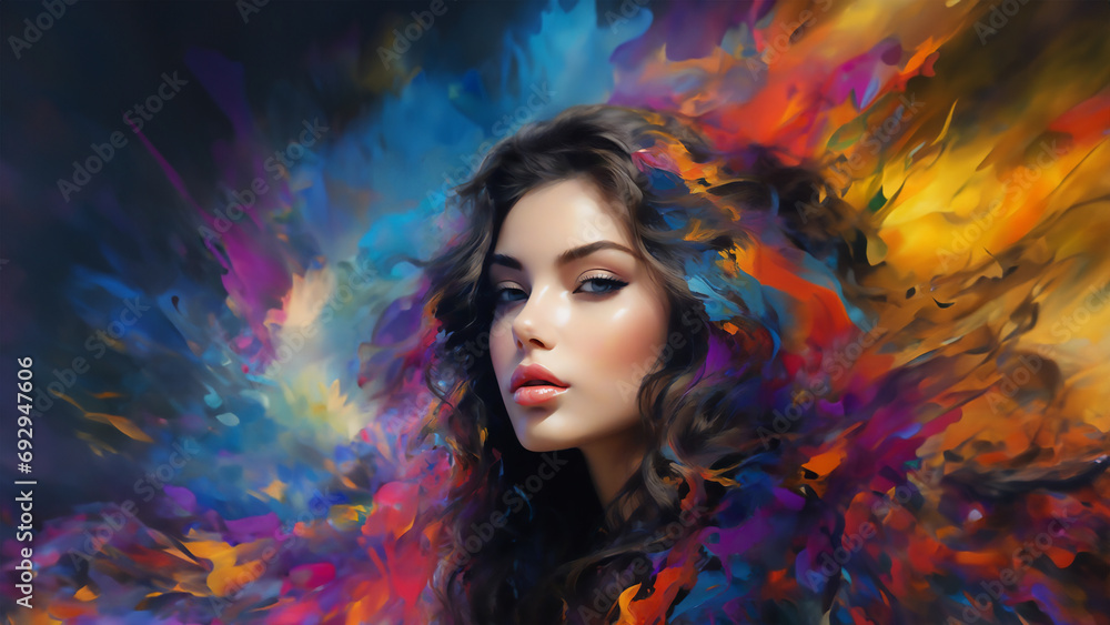 Unveiling Confidence: Layers of color peel back to reveal the ...