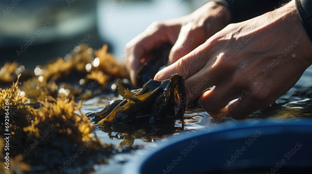 Seaweed being processed into biofuel, a glimpse into the potential of ...