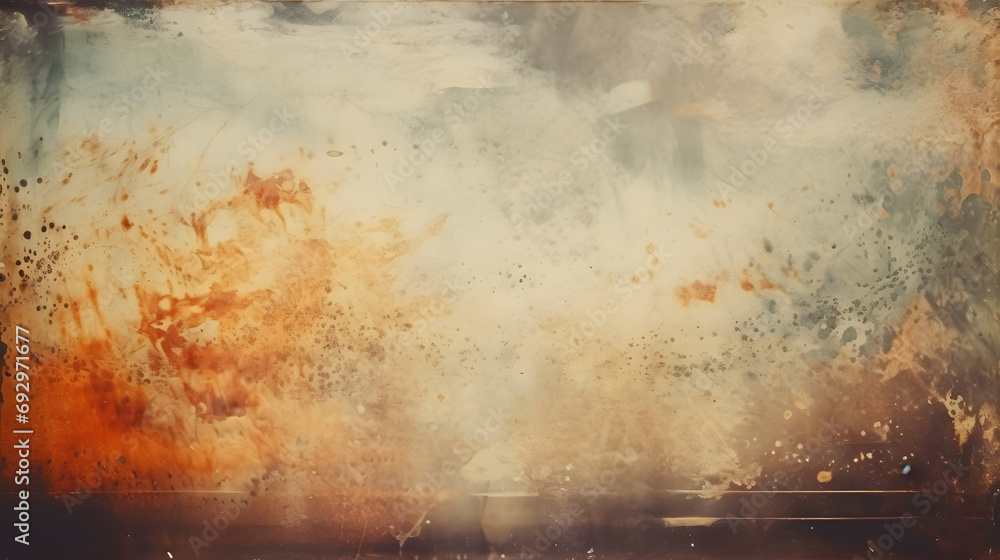 Vintage distressed old photo light leaks, film grain, dust and ...