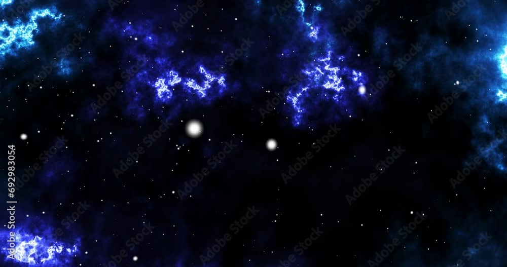4K Dark 3d loop-able space background colorful space galaxy nebulas ...