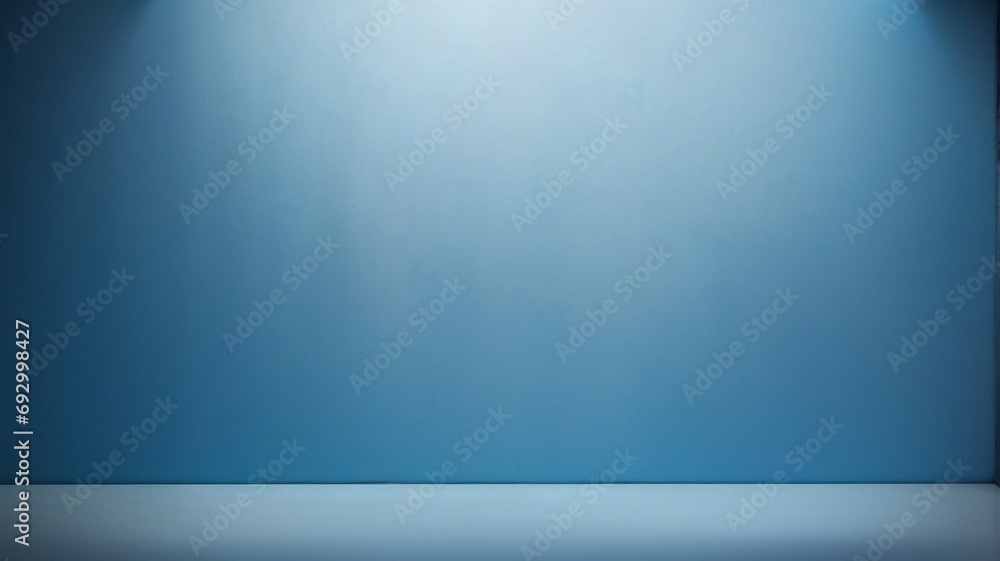 Brightly Illuminated Indoor Light Fixture with Blue Ambient Glow ...