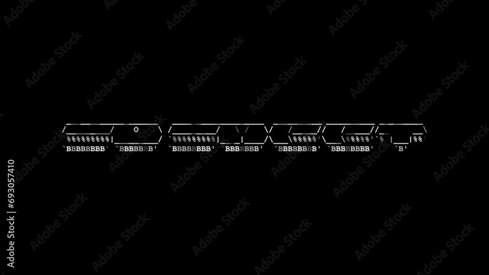 So Sweet Ascii Animation Loop On Black Background Ascii Code Art Symbols Typewriter In And Out
