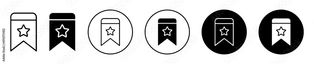 Bookmark star icon. add online webpage to bookmark or save favorite in ...