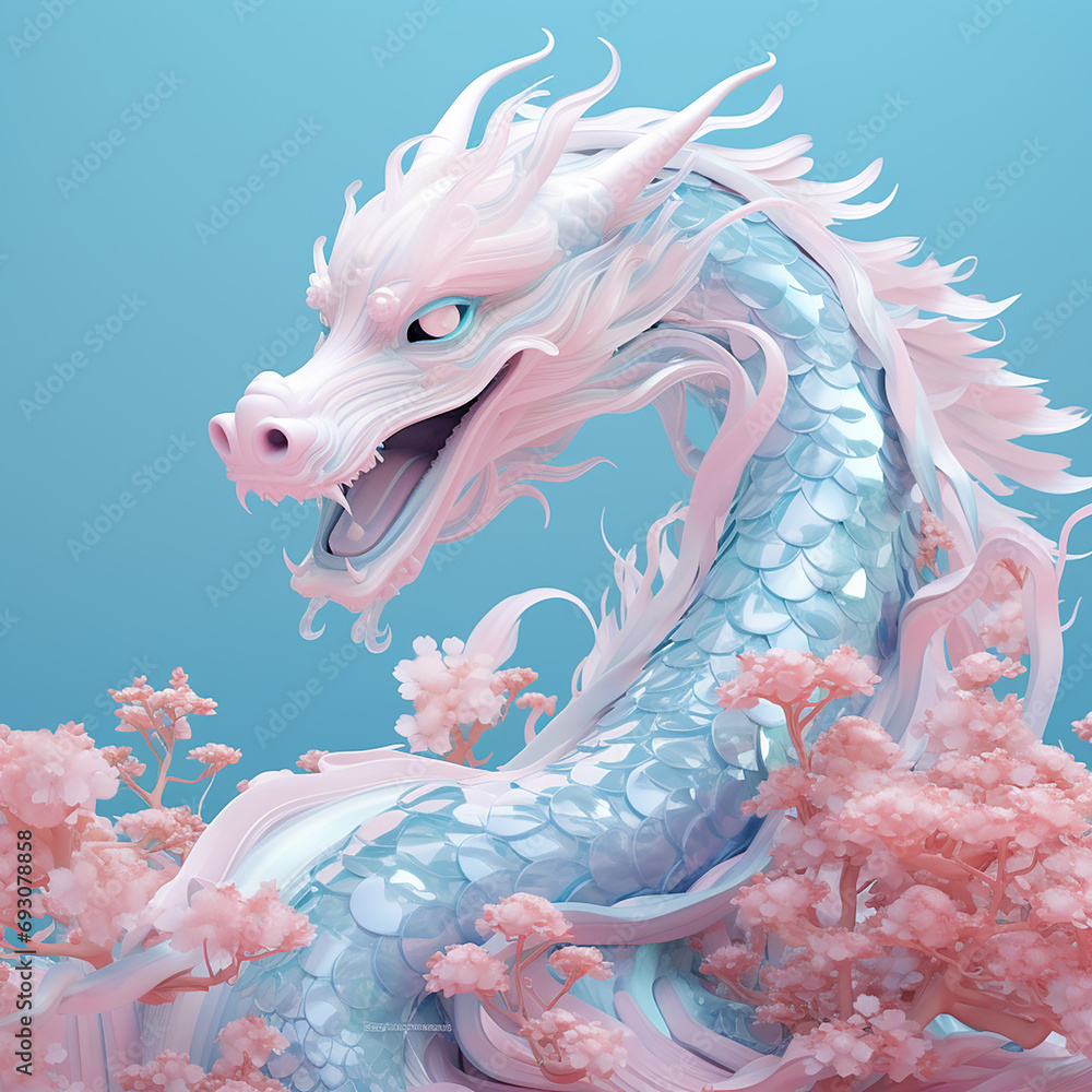 Dream of the Pink Dragon rendering style, with semi transparent colors ...