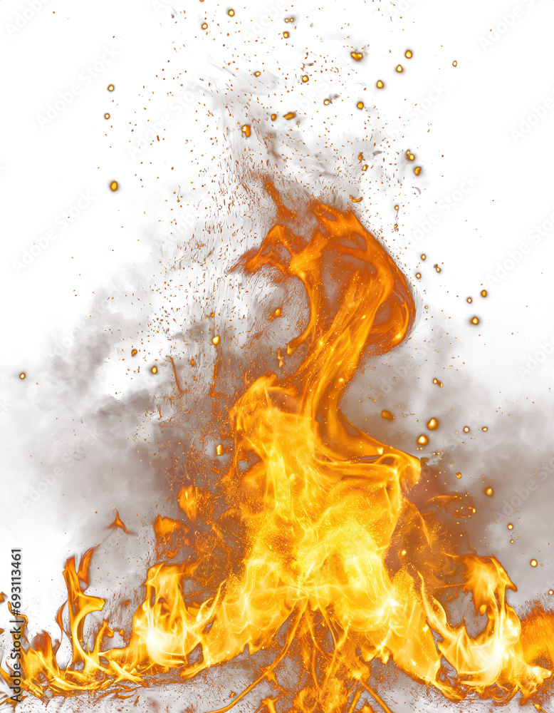 Stunning realistic fire flames PNG images on a transparent background ...