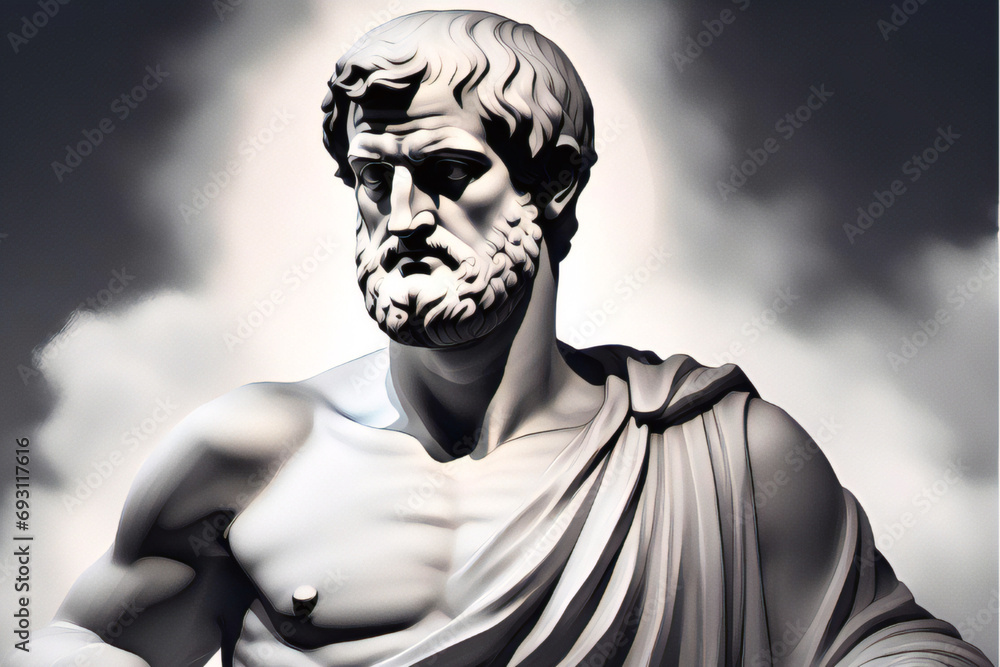 Greek Philosopher Sculpture Aristotle Bust Statue Ancient By ...