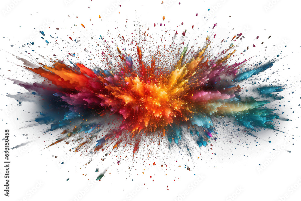 vibrant dust explosion PNG images on a transparent background, perfect ...