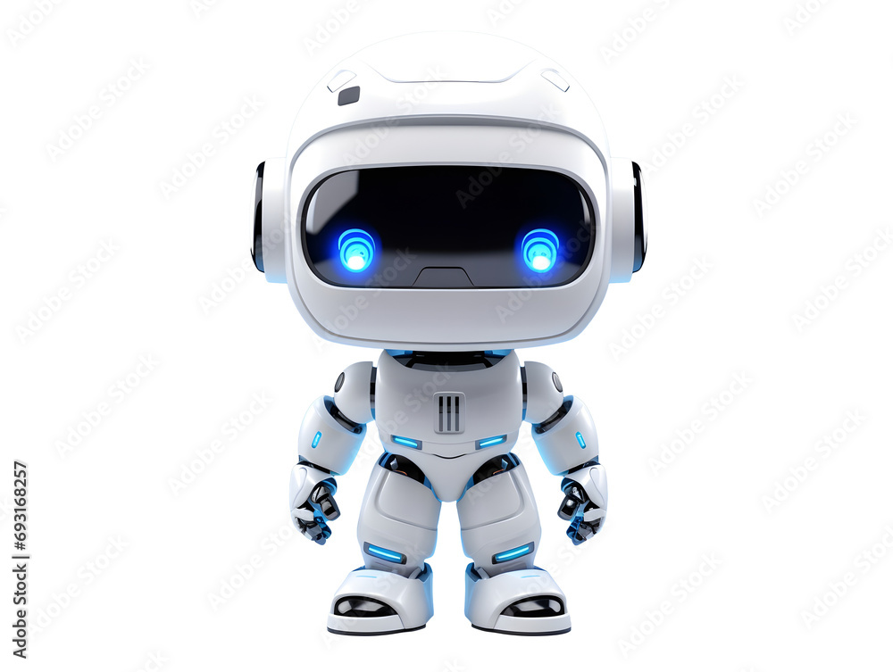 3D chat bot neural network, AI servers and robots technology ...