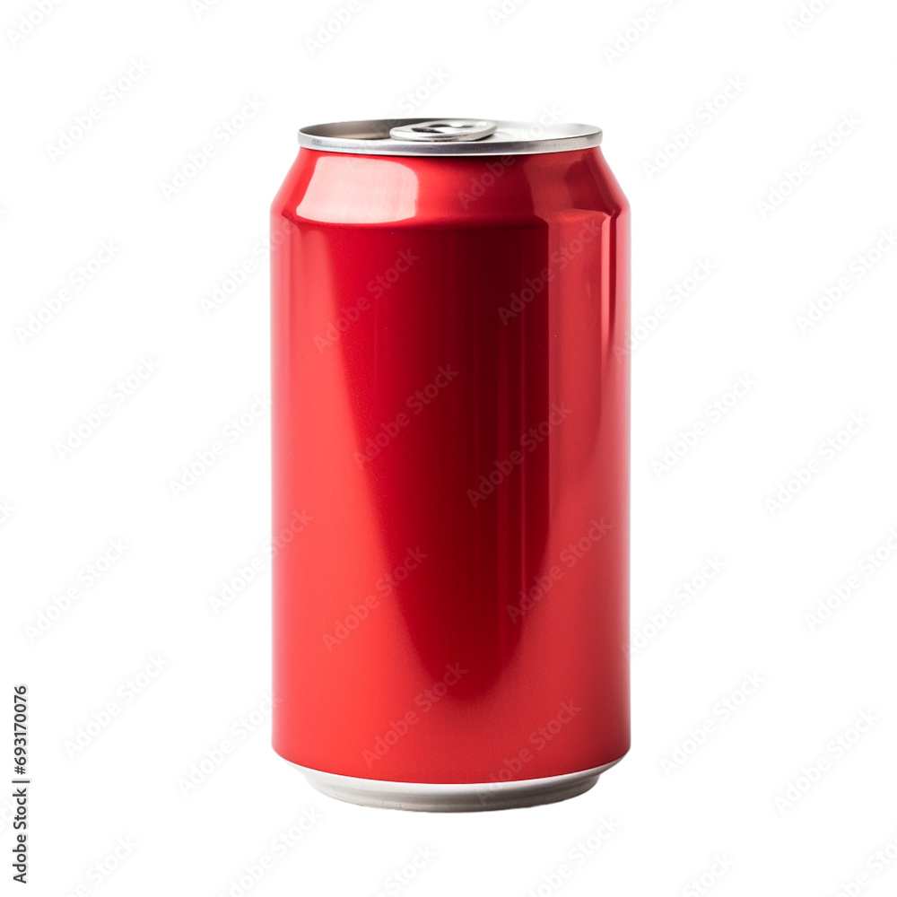 red soda can isolated on transparent background PNG image Stock ...
