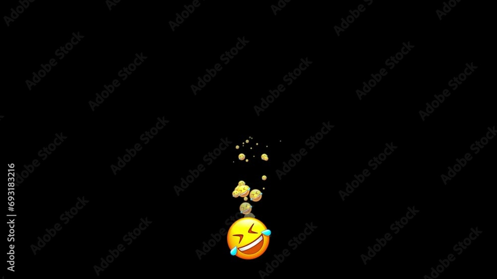 Emoji rolling on the floor with laughter pop up when you click an ...
