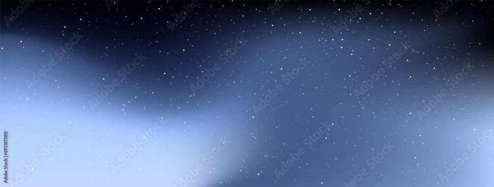 Astrology horizontal star universe background, Stardust in deep ...