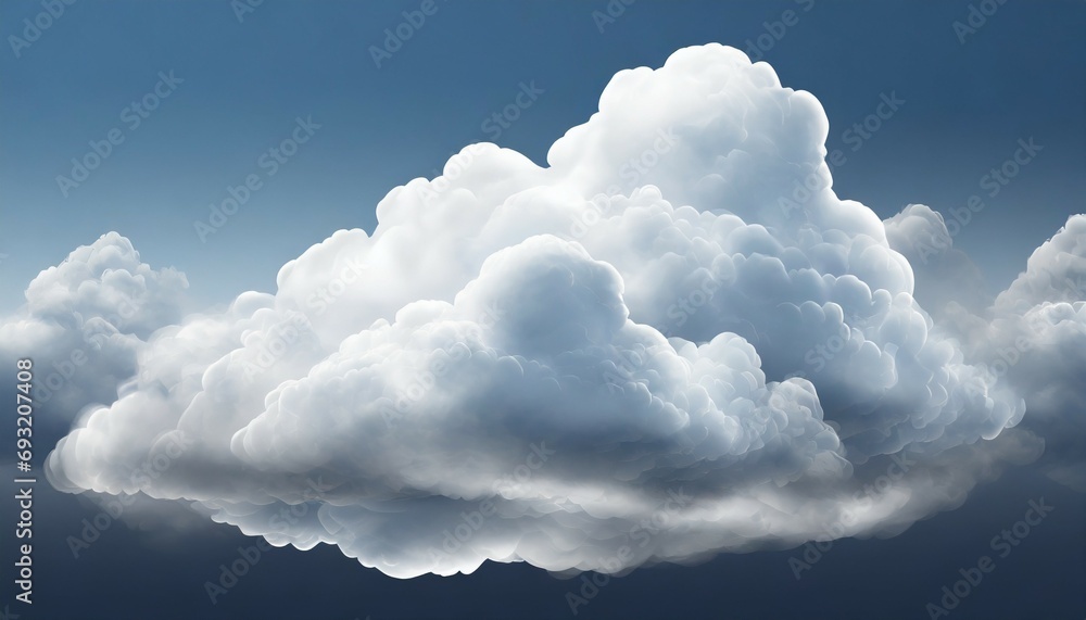 realistic white cloud with transparency clipart on background Stock ...