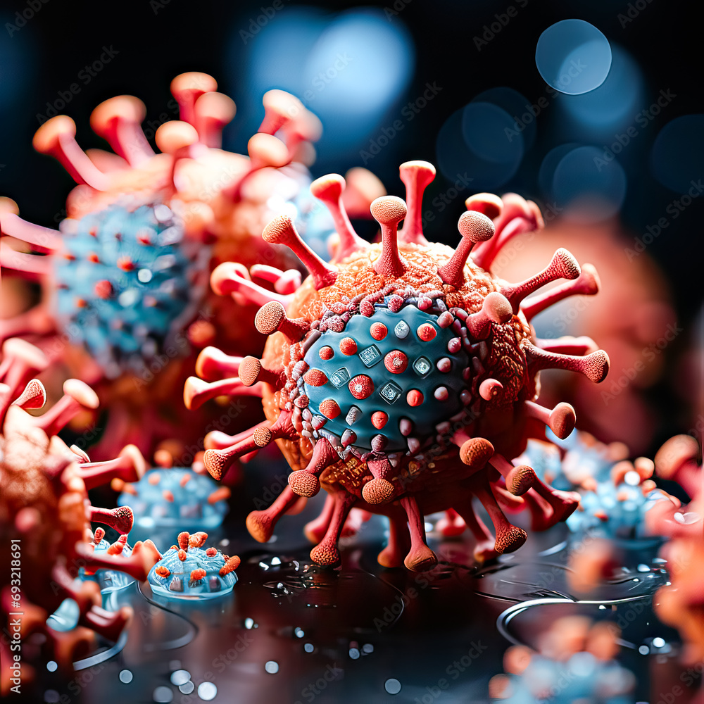 Virus insight, Model of the coronavirus, a visual representation ...