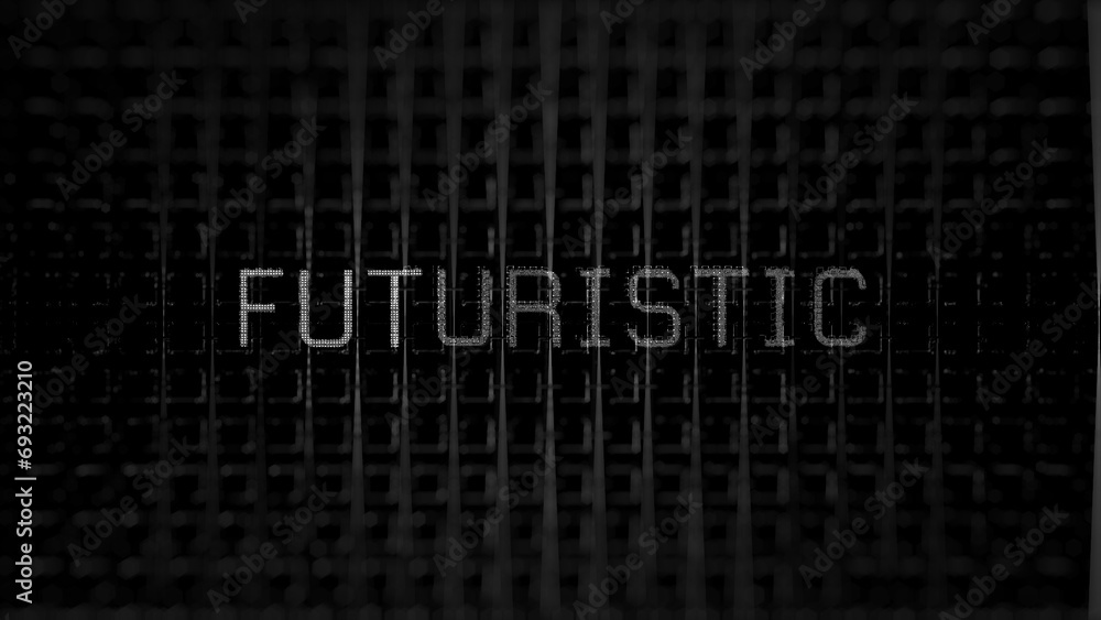 Futuristic Tech Title Stock Template | Adobe Stock