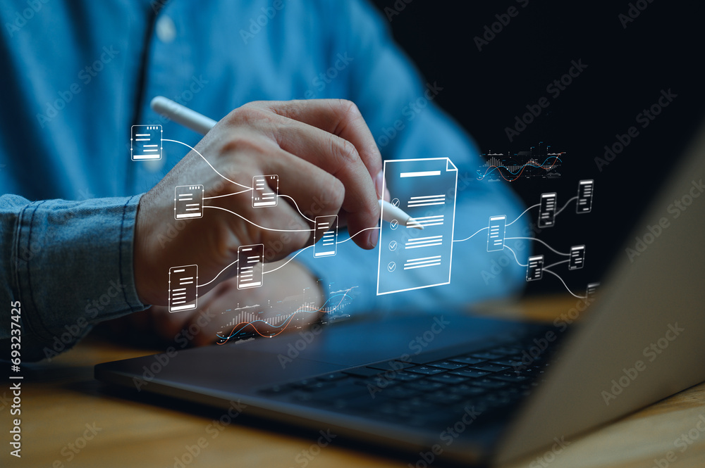 Data analysis and management document, Big data, AI tech artificial ...