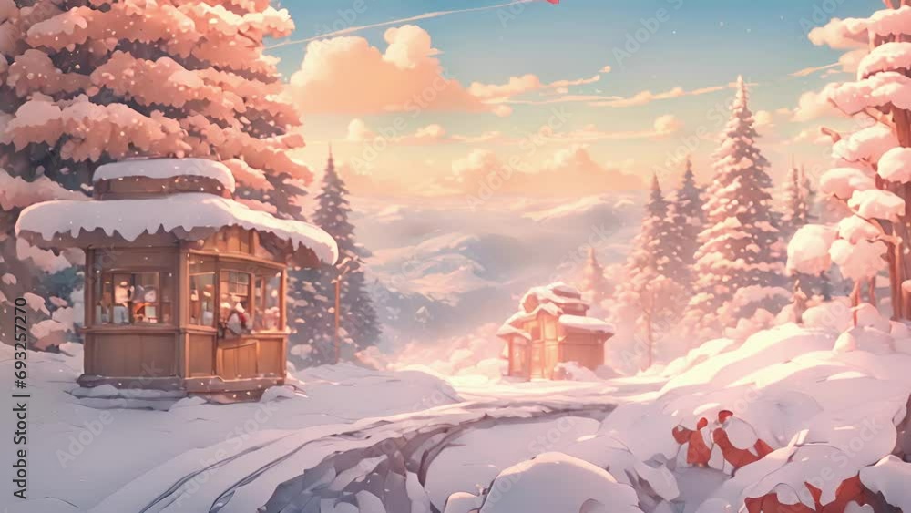 transported into winter wonderland, visitors Teacup Tundra surrounded ...