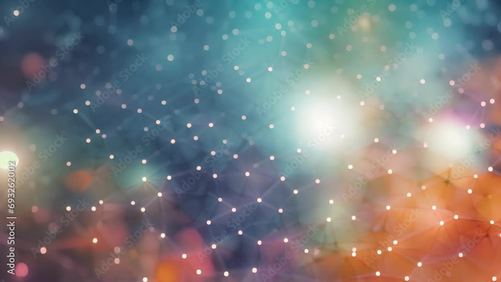 A multidimensional puzzle with constantly shifting shapes, depicting ...