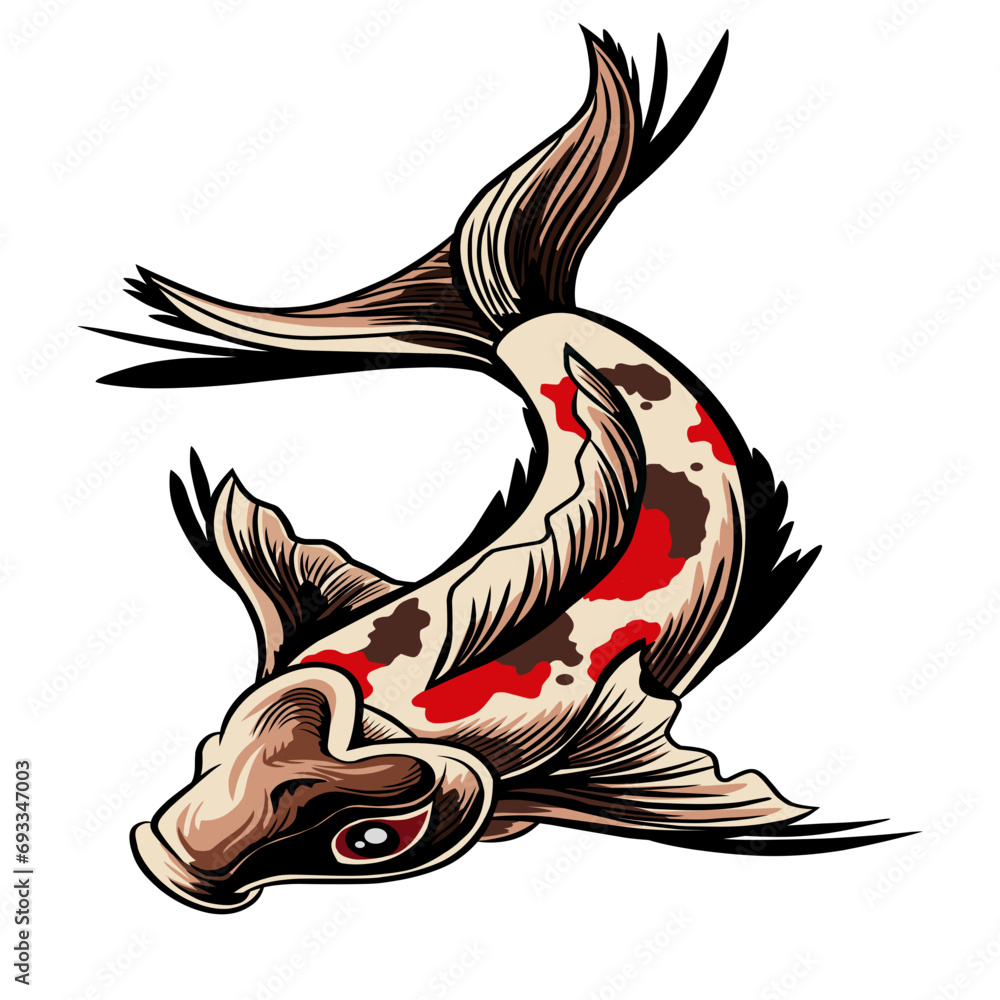 Ogon Platinum Koi Fish, Black Dragon Koi Fish, Kumpay Slayer Koi, Beni ...