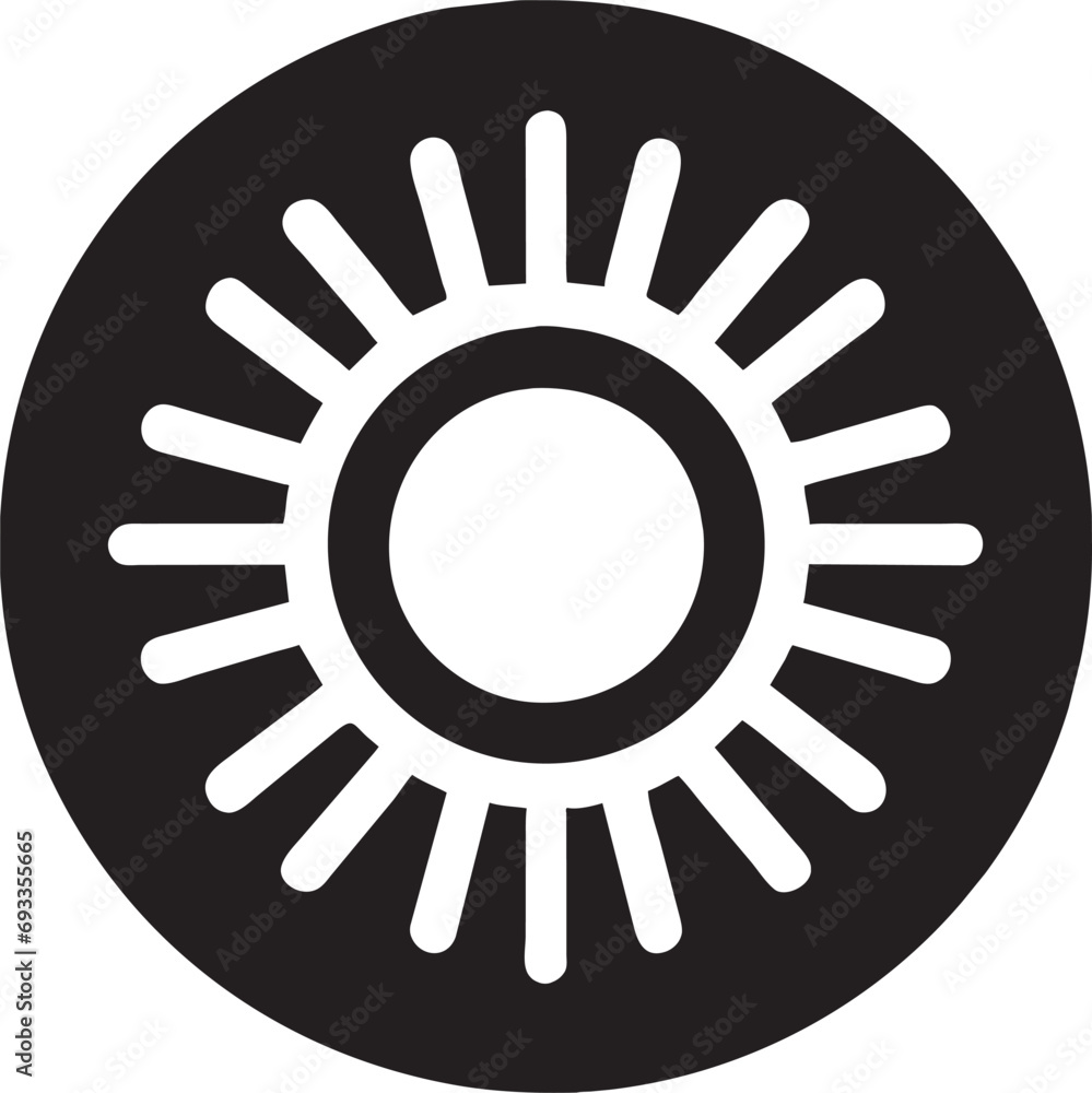 the symbol of the sun in the style of the amulet of the indigenous ...