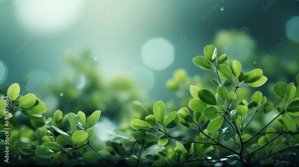 Abstract Green Blurred Gradient Background Nature, Wallpaper Pictures ...