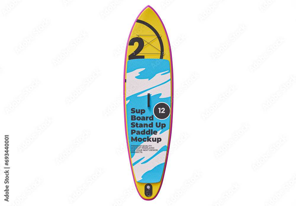 SUP Paddle Board Mockup Stock Template | Adobe Stock