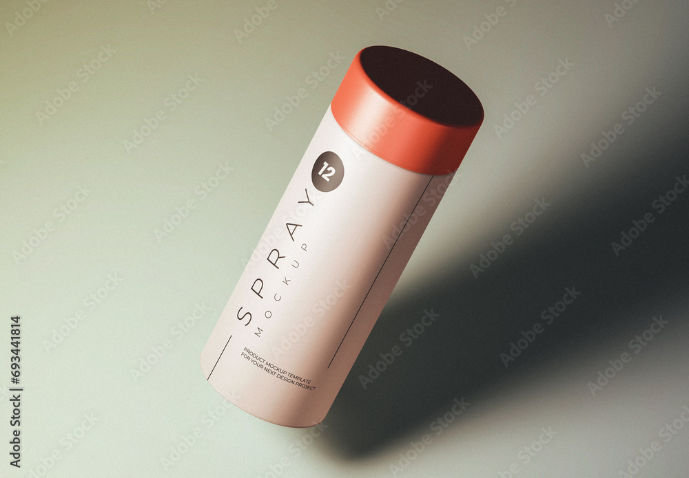 Spray Can Mockup Stock Template | Adobe Stock