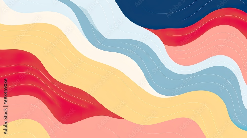 wavy line curve linear wave free form Abstract line art waves contour ...