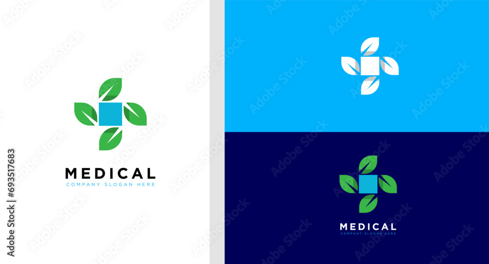 vector medical logo for health service symbol Stock Vector | Adobe Stock