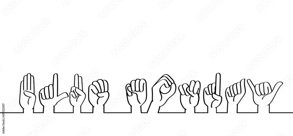 Blue monday, deaf sign language. blue monday concept, the most ...