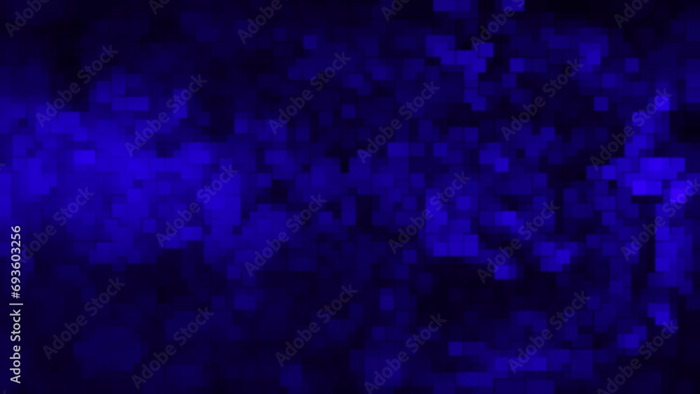 Abstract pixelated background randomly changing the colors of pixels ...