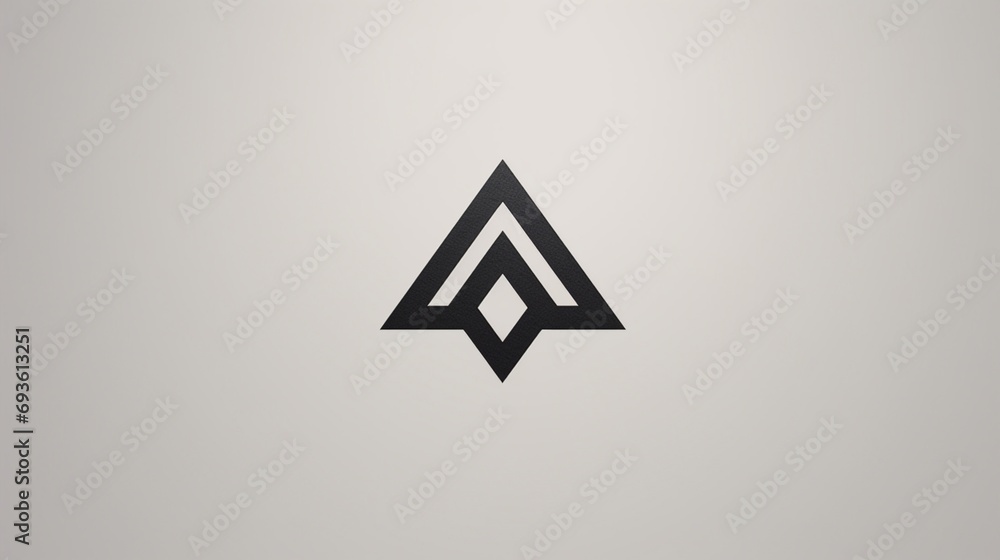 A minimalist logo concept that combines simplicity and elegance, using ...