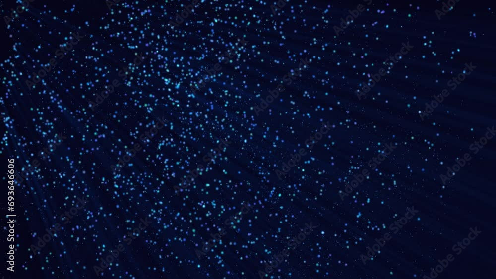 Defocused background of dark blue particles. Abstract surface in blue ...