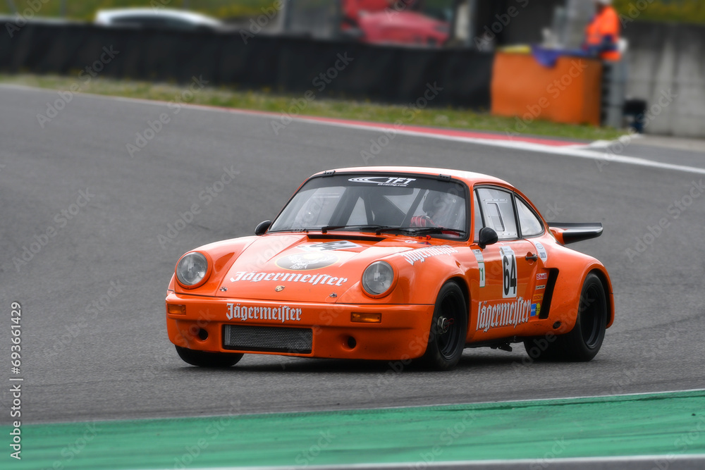 Scarperia, 2 April 2023: Porsche 911 Carrera RSR 3.0 of year 1974 in ...