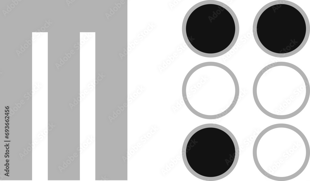 World Braille Day, Vector dotted type for blind disabled people ...