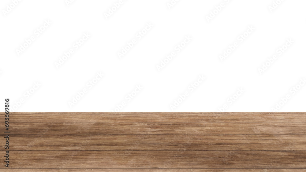 Wood table perspective view, wooden surface of desk, kitchen top made ...