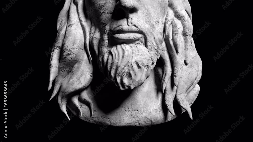 Seamlessly Loopable Cinematic 3D Animation of Jesus Christ Stock Video ...