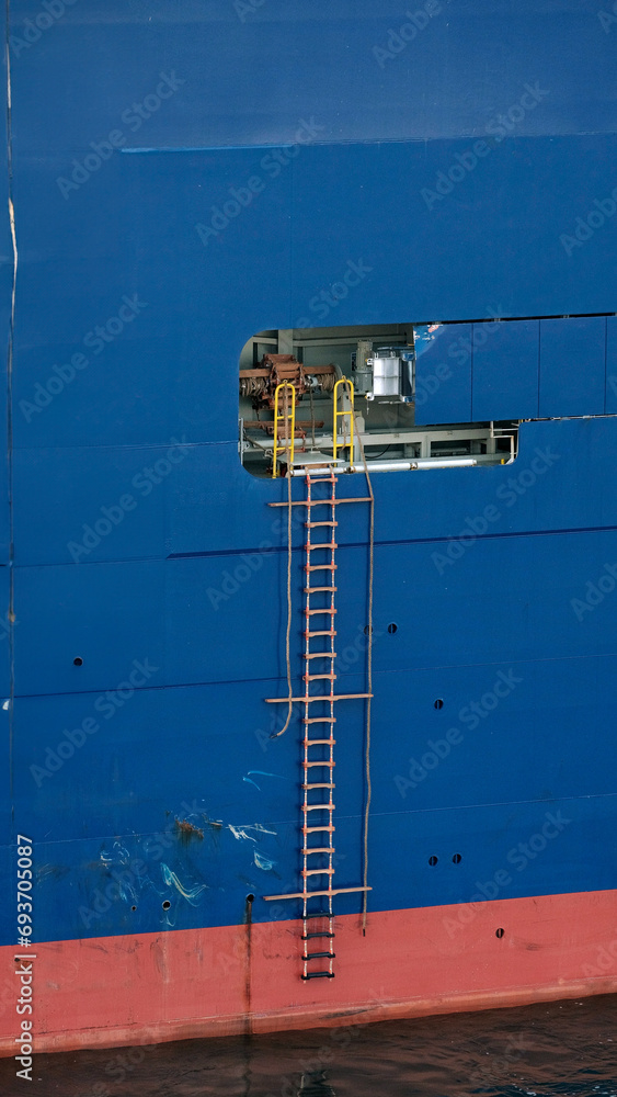 Pilot Ladder. Pilot Boarding Arrangement. Safety Of The Embarkation And ...