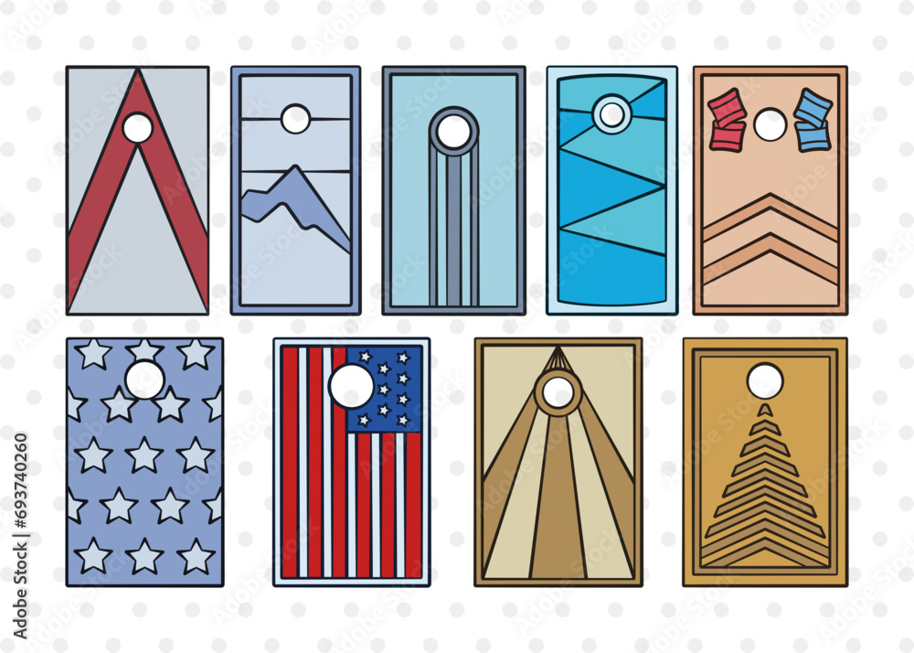 Cornhole Boards SVG, Cornhole Clipart, Cornhole Game Svg, Backyard Game ...