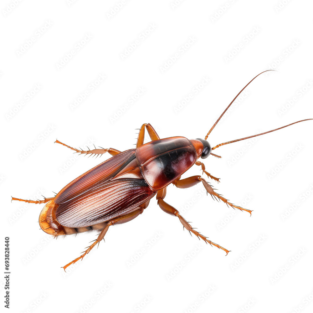 Cockroach - A Cockroach Isolated Known for Its Resilience and Often ...