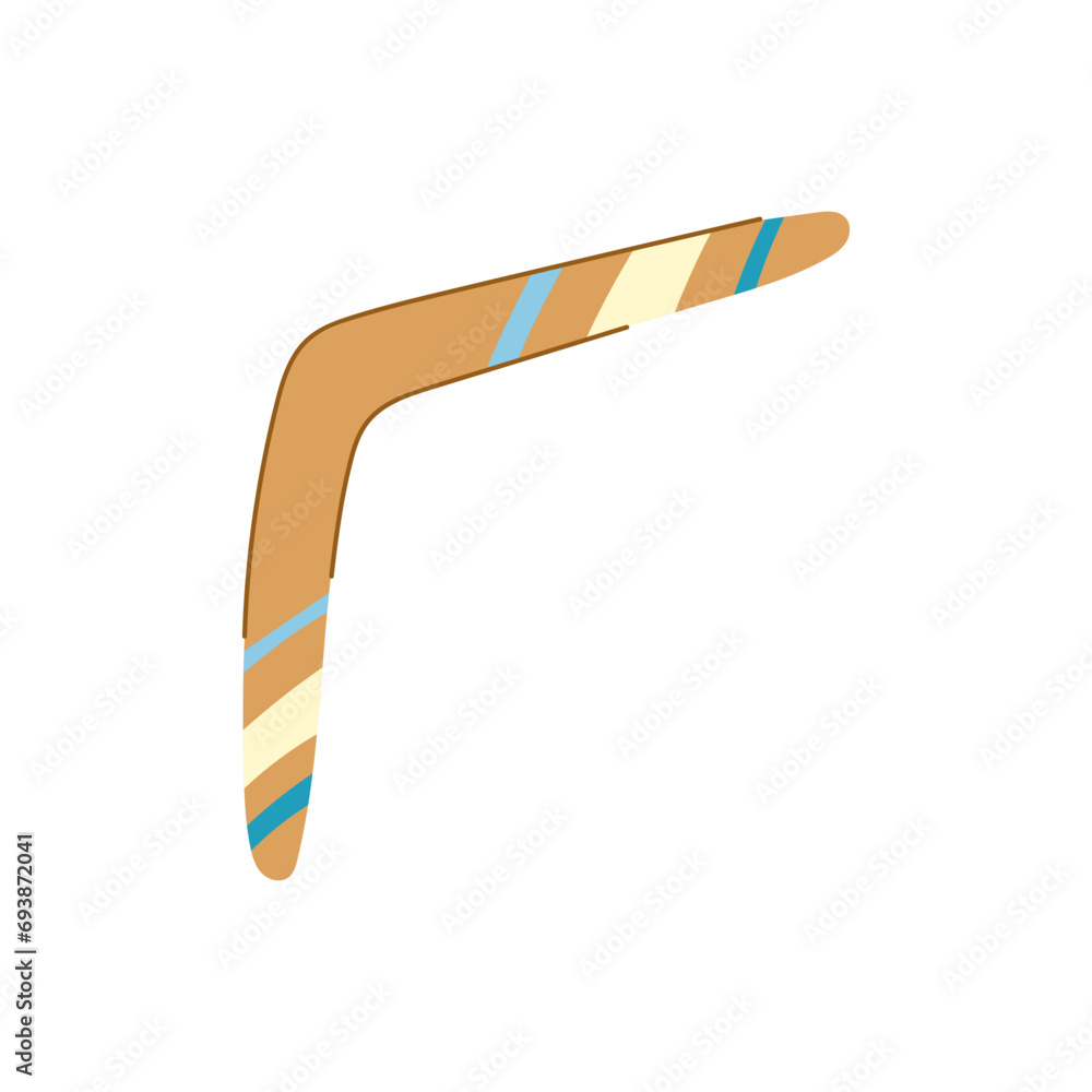 australian boomerang cartoon. kangaroo aboriginal, business curve ...