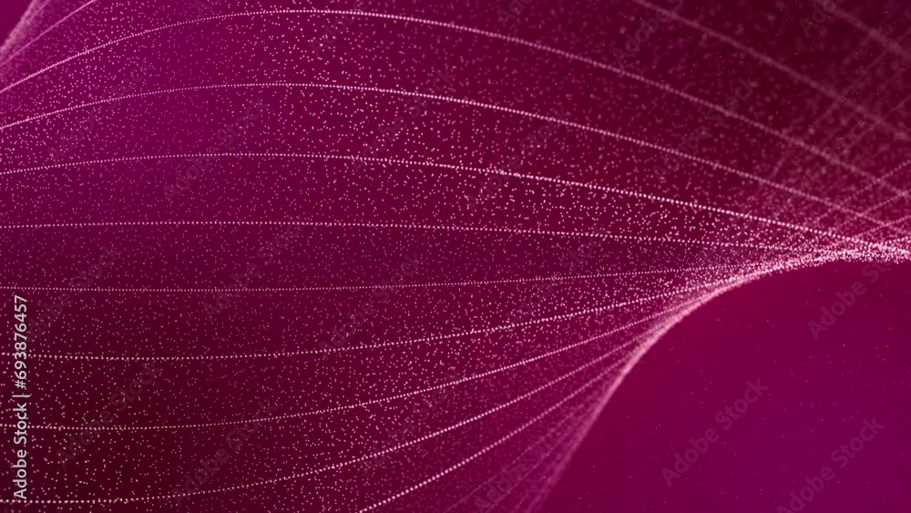 Seamless loop animation of smoothly moving pink purple abstract ...
