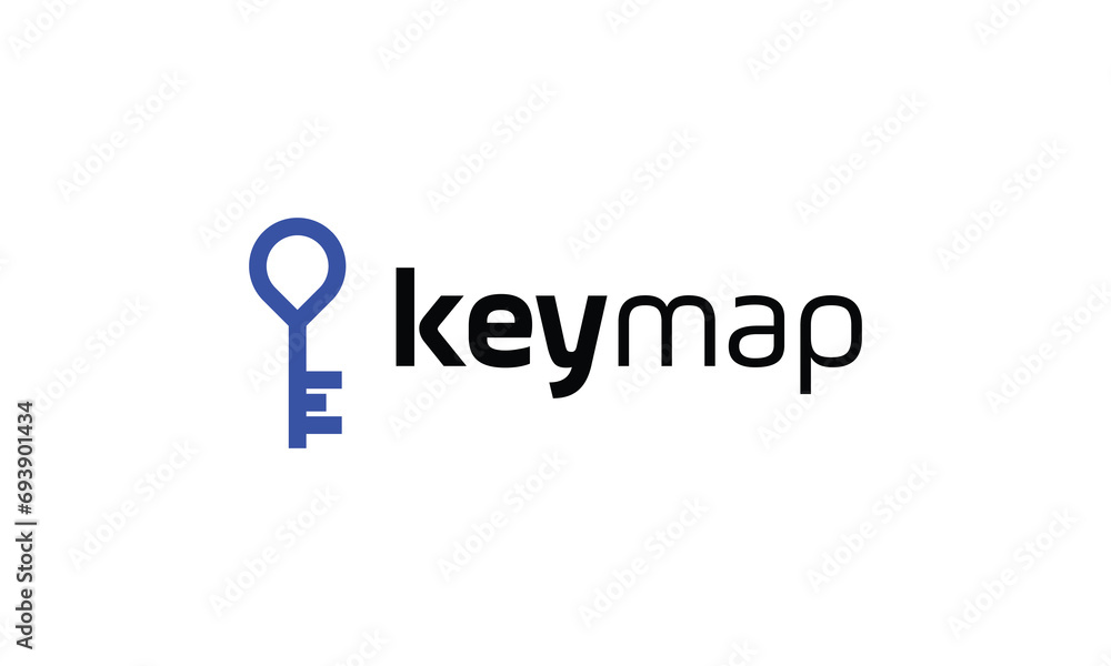 Logo vector key map symbol of agreement and contract customer sale real ...